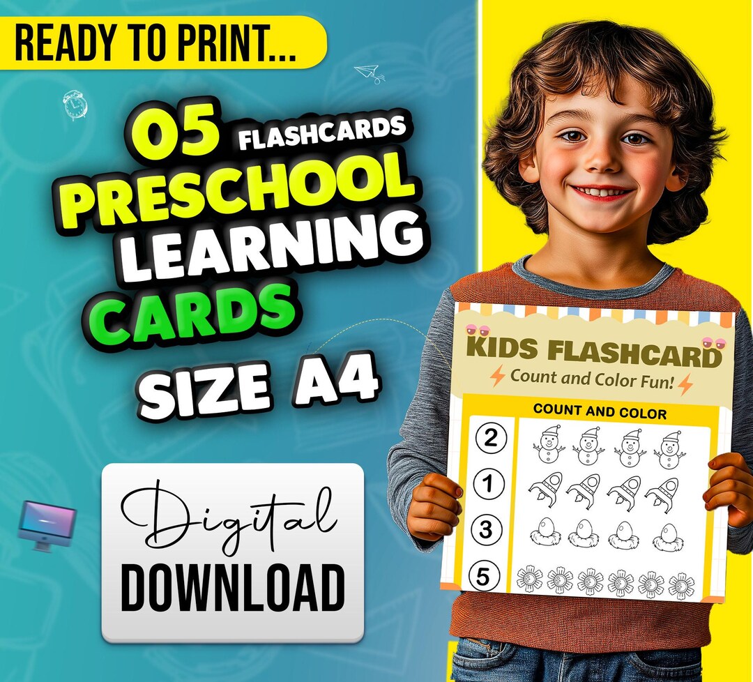 Preschool Worksheets | Alphabet Flash Cards | Printable Kids Math ...