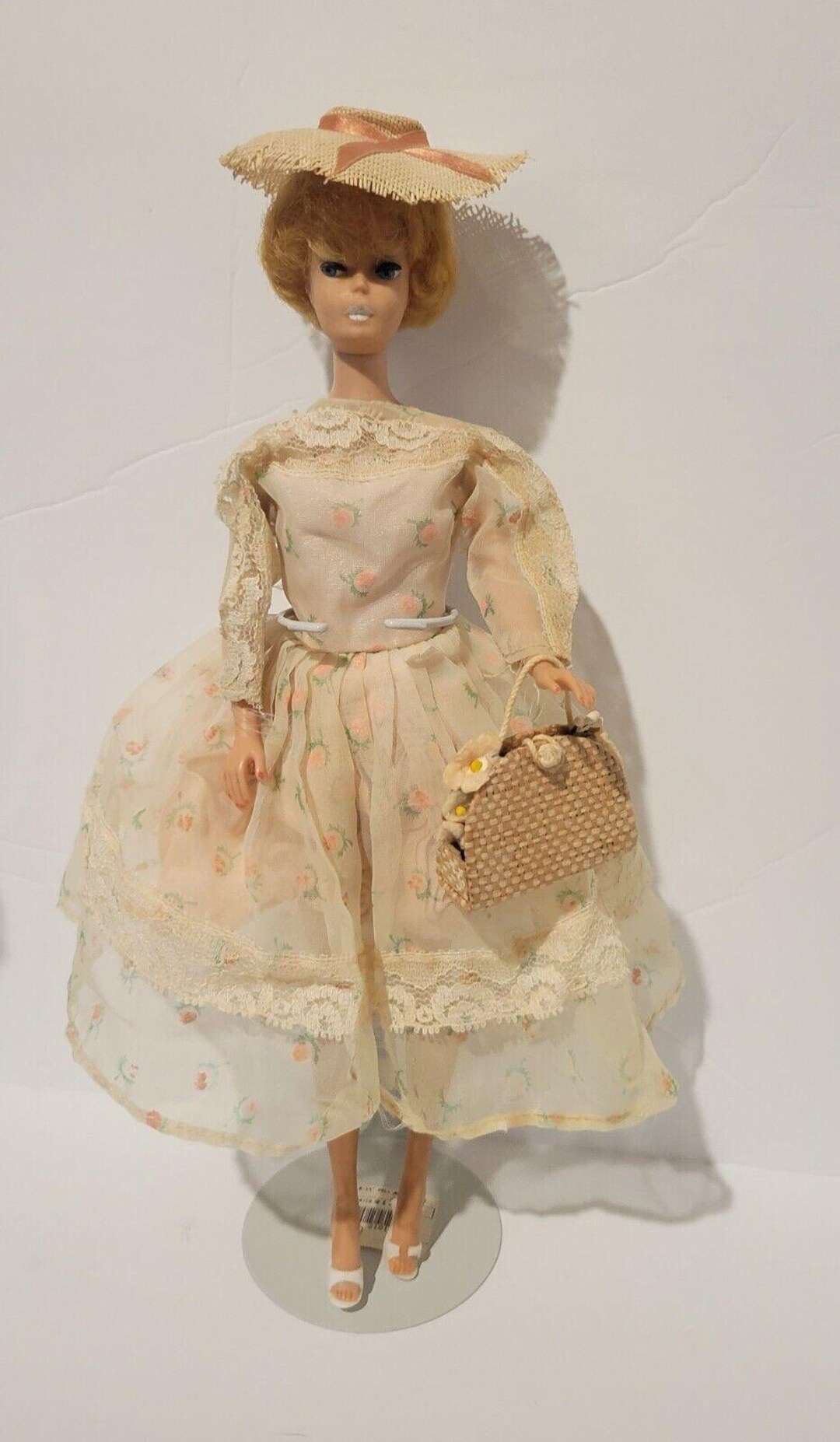 Vintage Midge Barbie Bubblecut 1963 With Dress, Sheath Sensation Hat ...