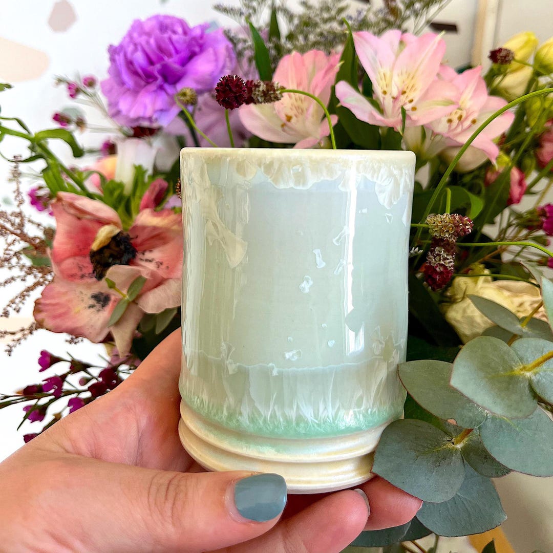 Handcrafted Crystalline Porcelain Glass - Etsy