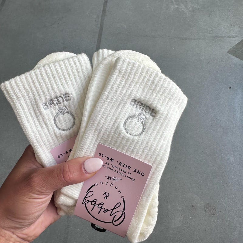 Bachelorette Bride Sock - Etsy