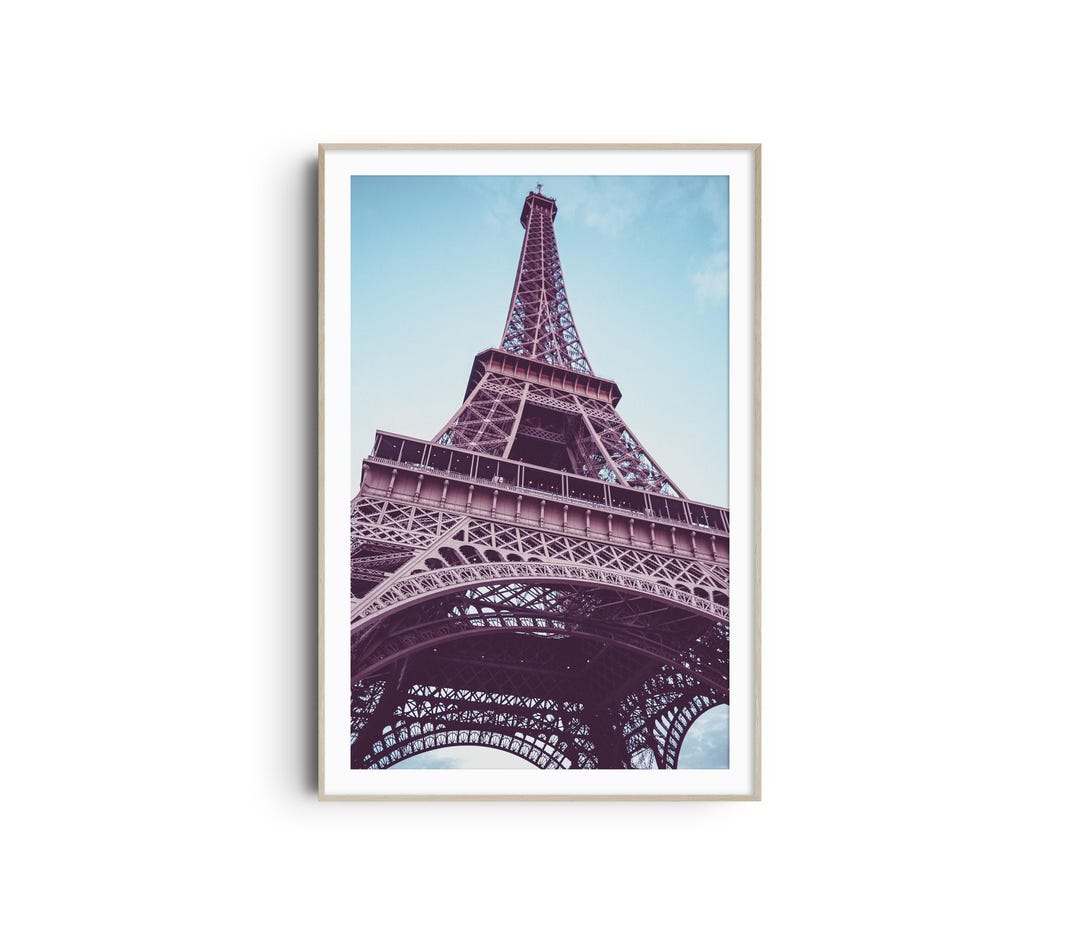 Vintage Eiffel Tower | Travel Poster | Paris Print | Paris Poster ...