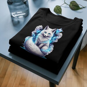 Mystical White Fox Printable Sublimation and Stickers Design - PNG JPG ...