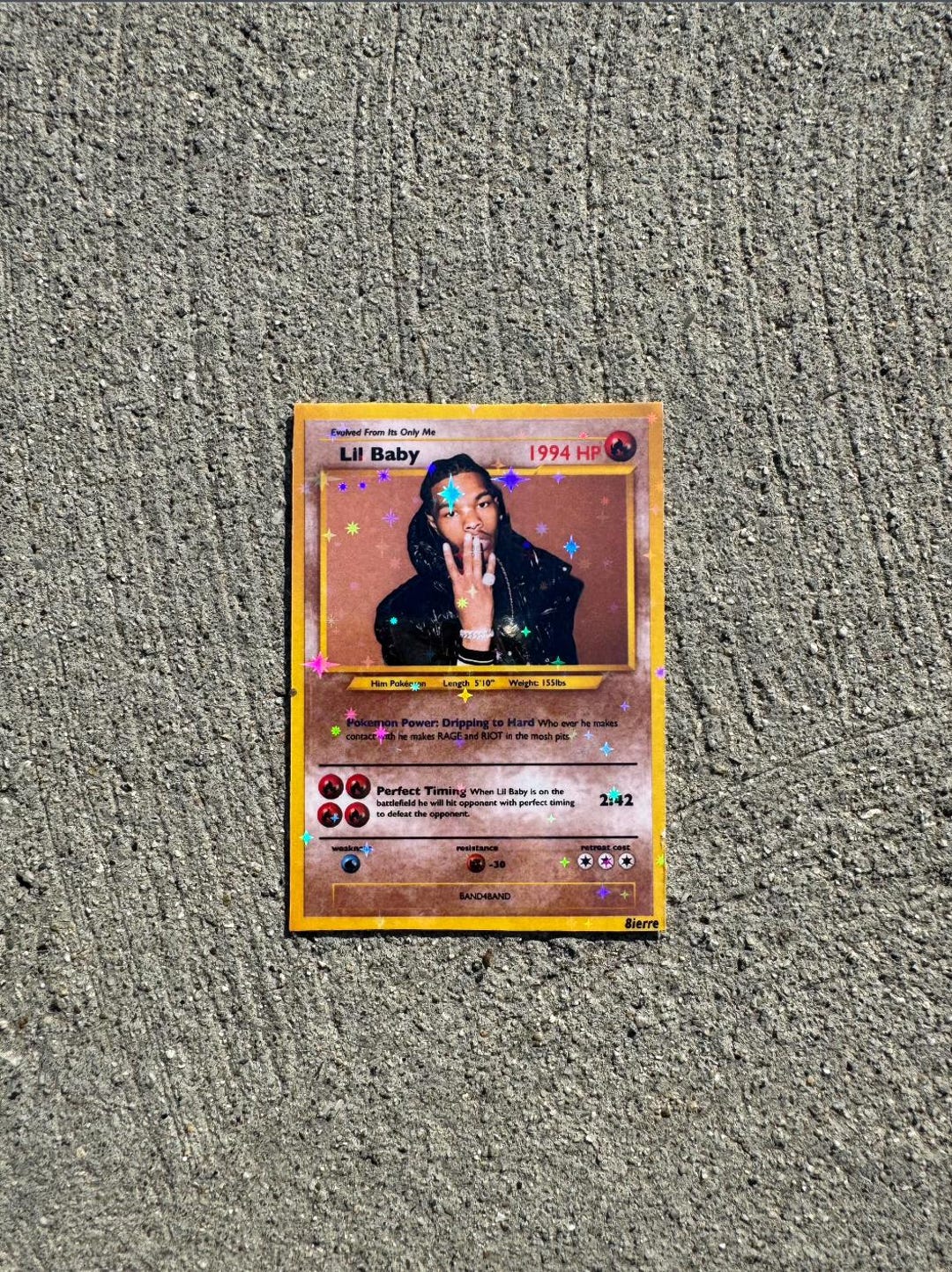 Lil Baby (brown) Rapper Trading Card - Etsy