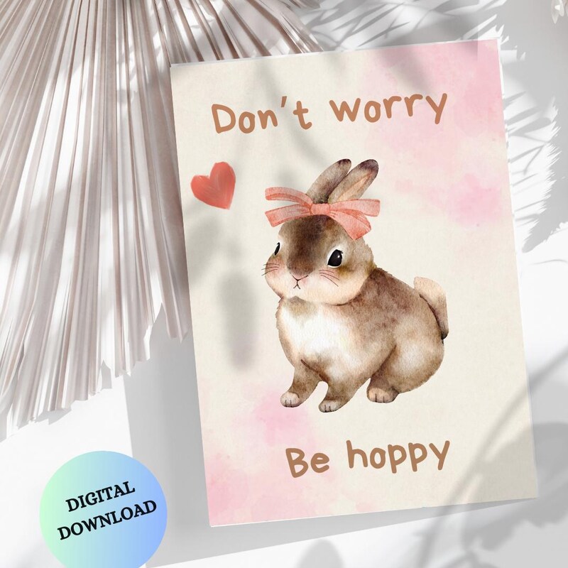 Bunny Pun Card - Etsy