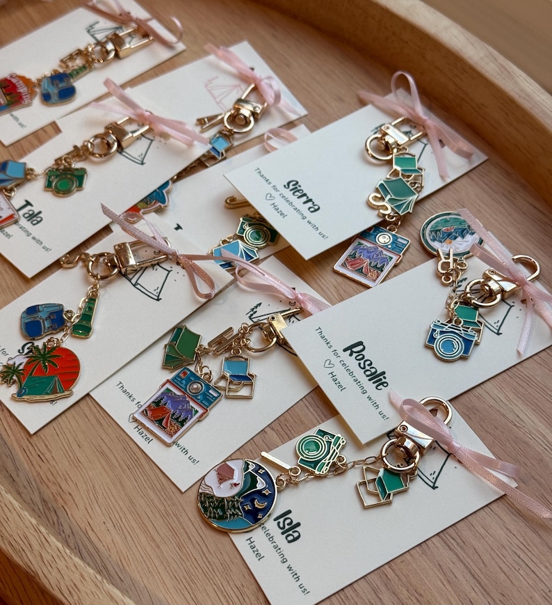Custom Camp Keychain, Parent Trap Inspired, Girl Scout & Troop Gifts ...