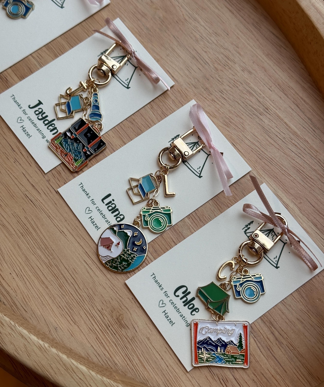 Custom Camp Keychain, Parent Trap Inspired, Girl Scout & Troop Gifts ...