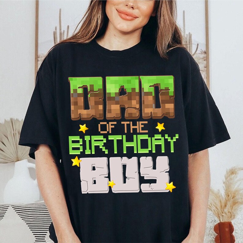 Minecrafter 6th Birthday Design PNG, Creeper 6th Birthday, Minecraft ...