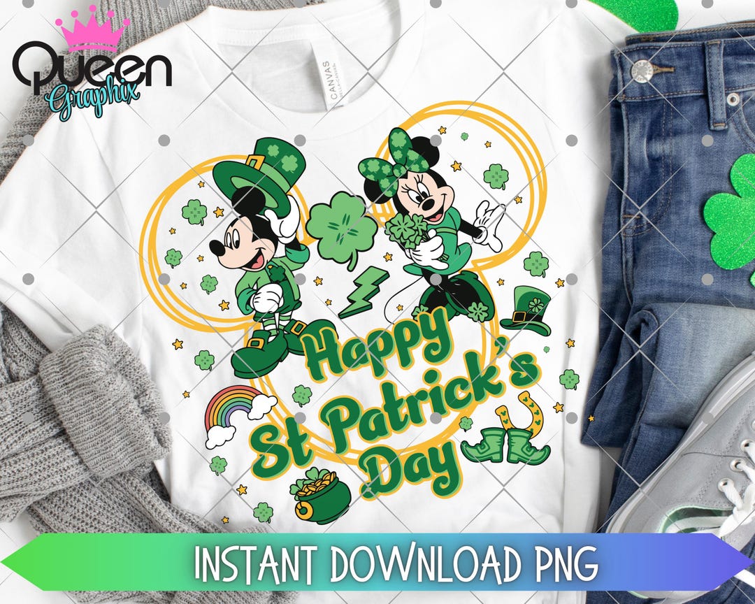 St. Patrick's Day / Mouse & Friends / Patty's Day / Green, Shamrock ...
