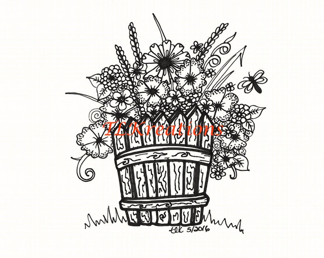 Bushel of Flowers - Etsy