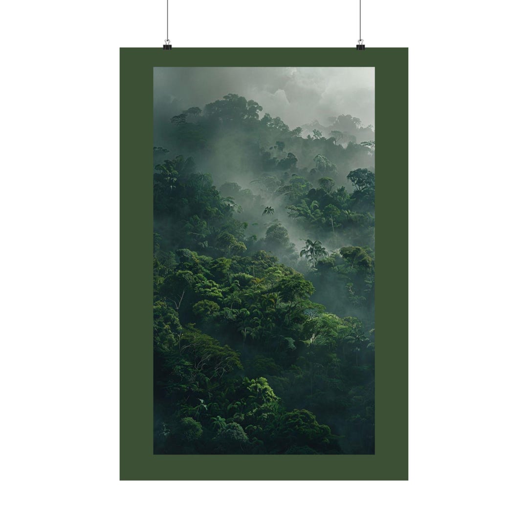 Amazon Rainforest Art Print With Matte Finish - Etsy