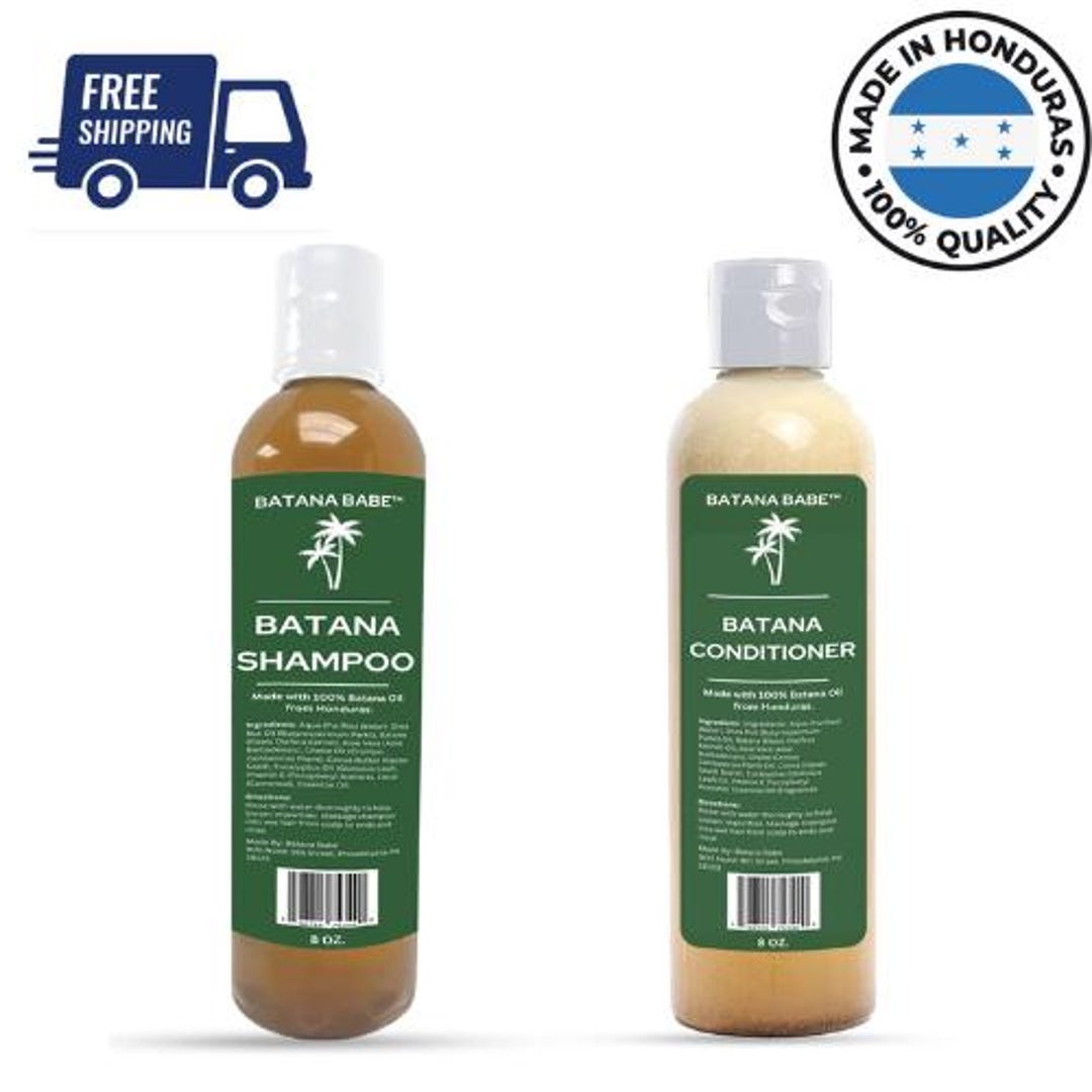 Batana Shampoo and Conditioner Set by Batana Made - Made in Honduras - Etsy