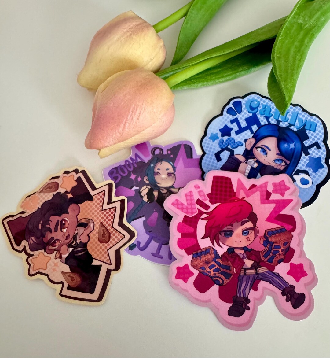 Arcane Character Sticker Collection | Arcane Waterproof Sticker ...