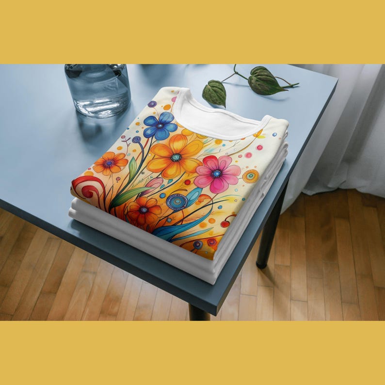 Whimsical Flowers Digital Paper | Commercial Use | Watercolor Flower ...