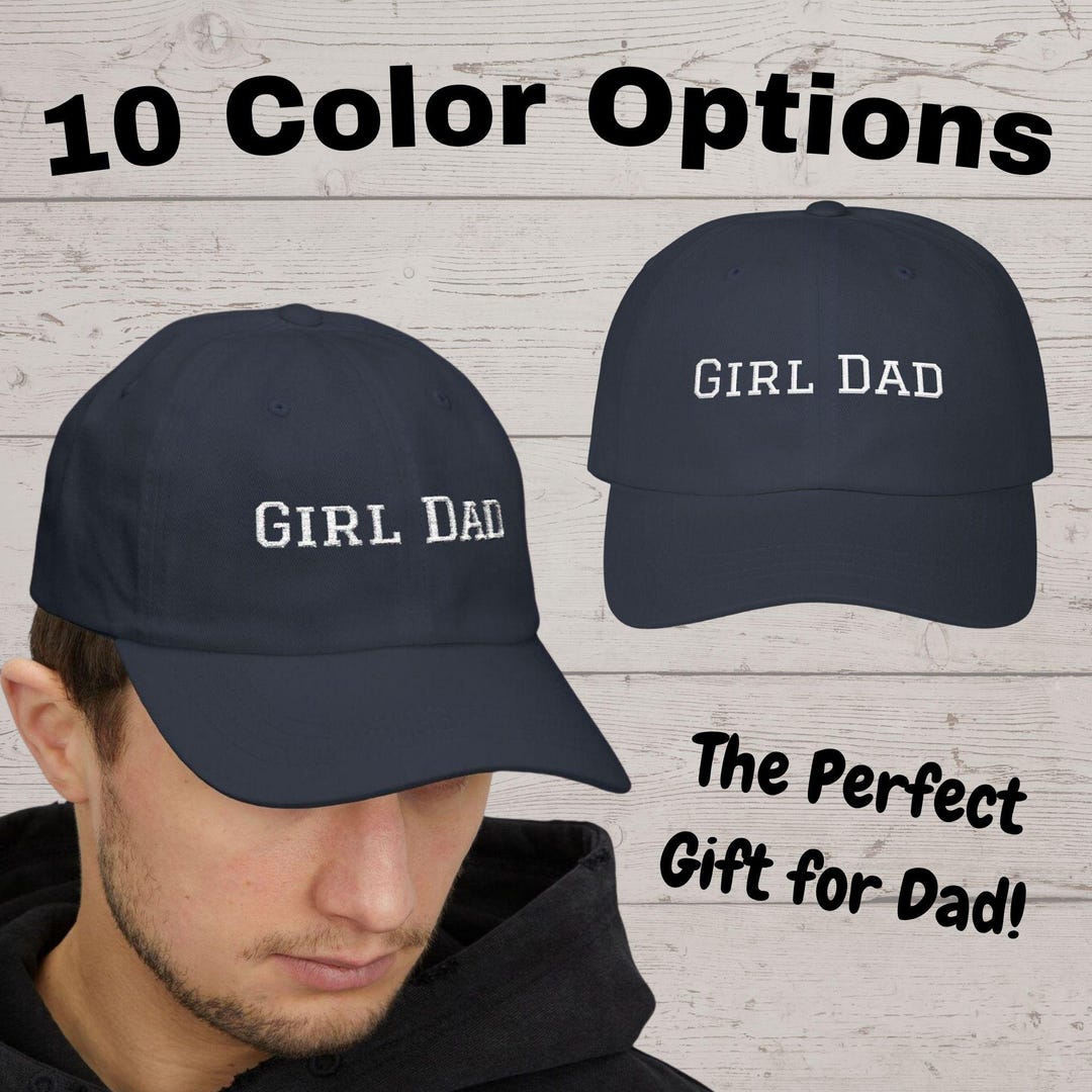 Girl Dad Hat | Multiple Colors | Embroidered Baseball Cap | Fathers Day ...