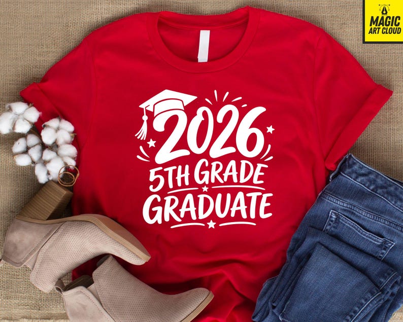 5th Graduate 2026 SVG Bundle, 5th Grade Graduate svg, Zukünftige ...