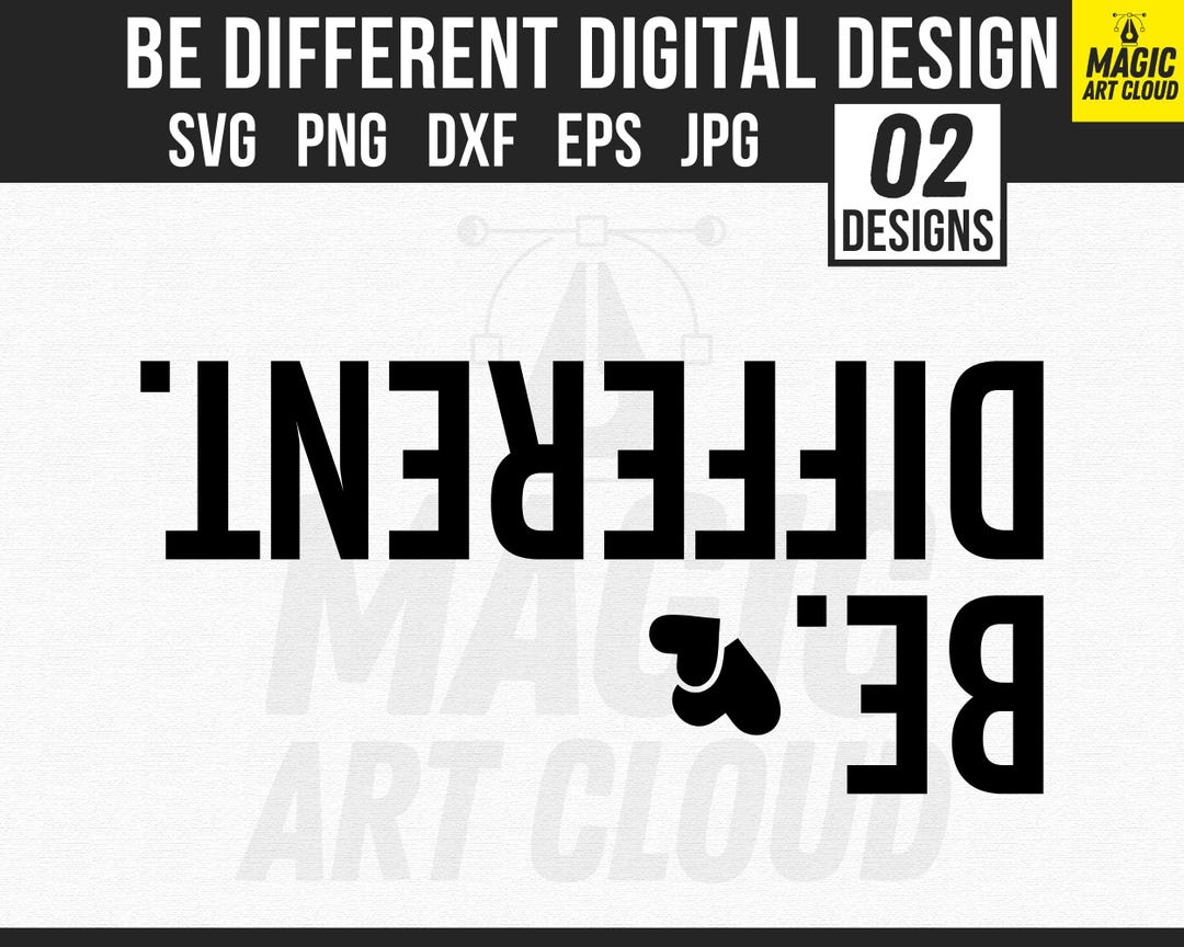 Be Different SVG, Be Different PNG, Be Different Shirt, Cute Svg for ...