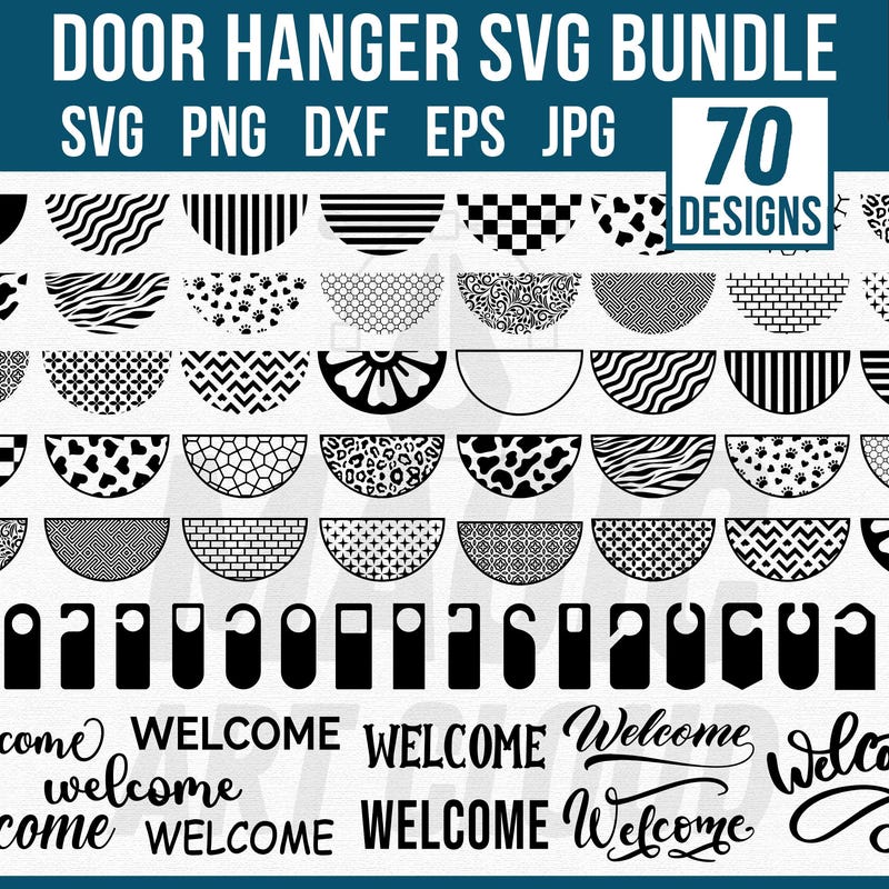 Door Handle Svg Laser - Etsy