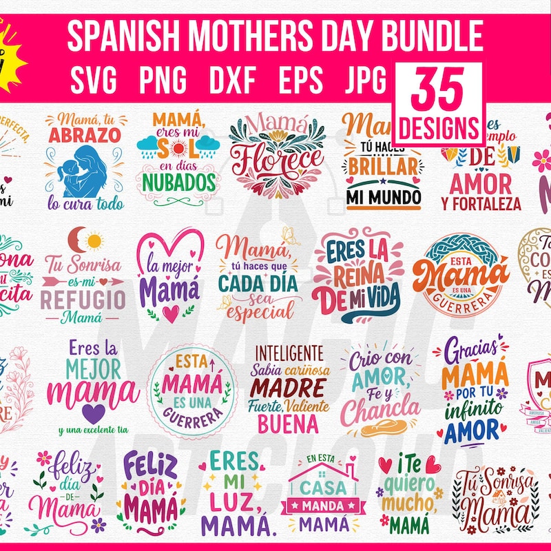 Toppers Dia De Las Madres - Etsy