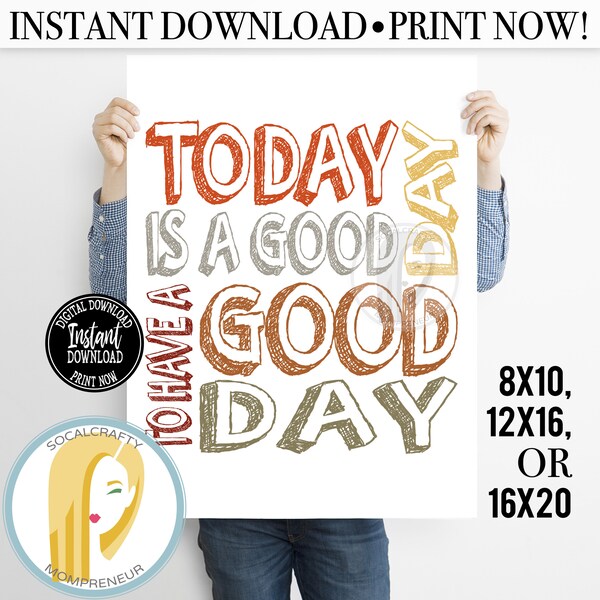 Good Day Poster - Etsy