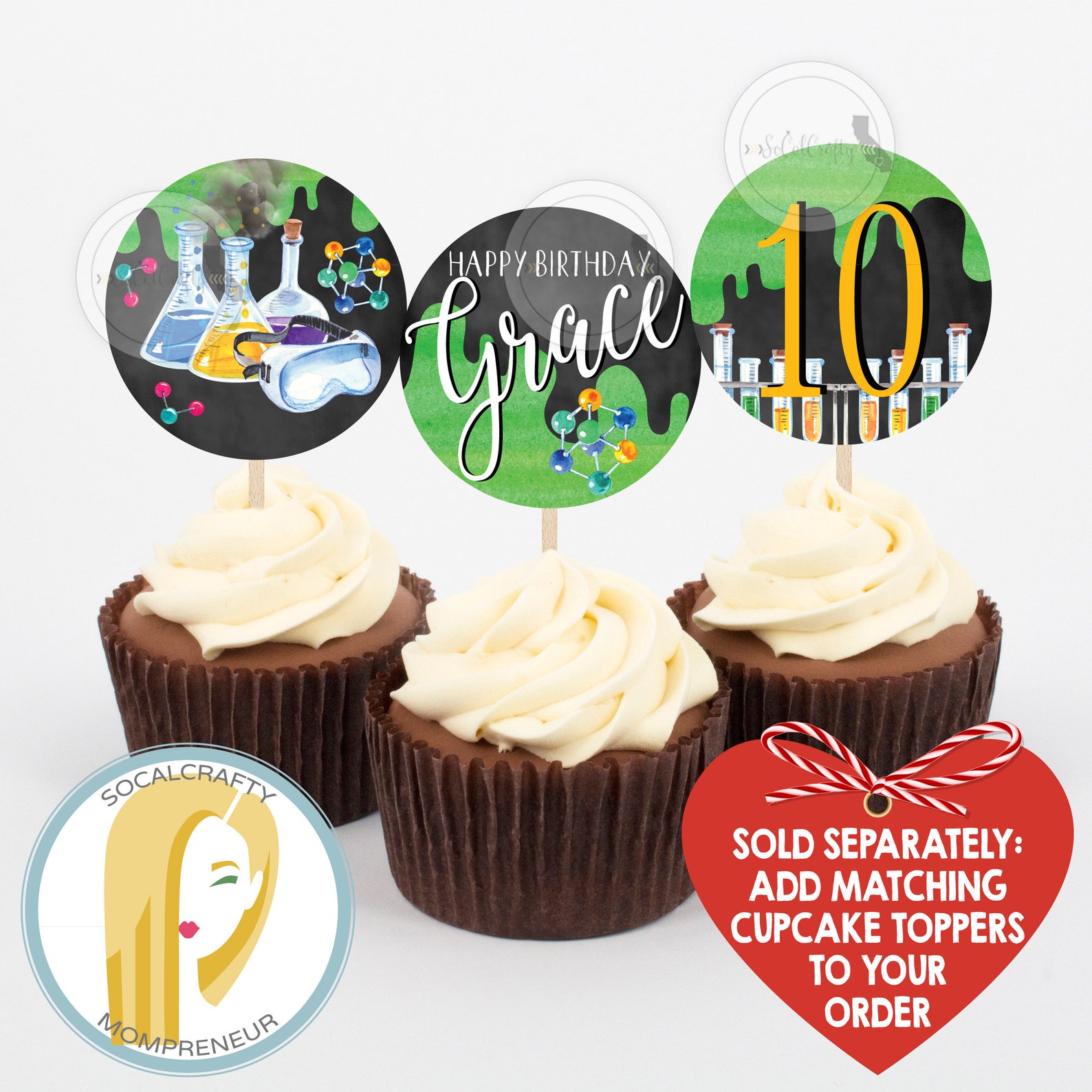 Mad Science Poster Matching Mad Science Birthday Poster - Etsy