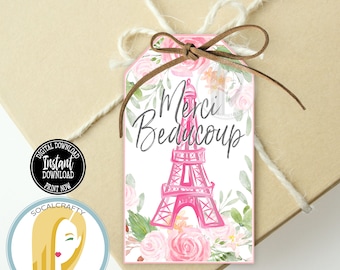 Paris Gift Tags | Etsy