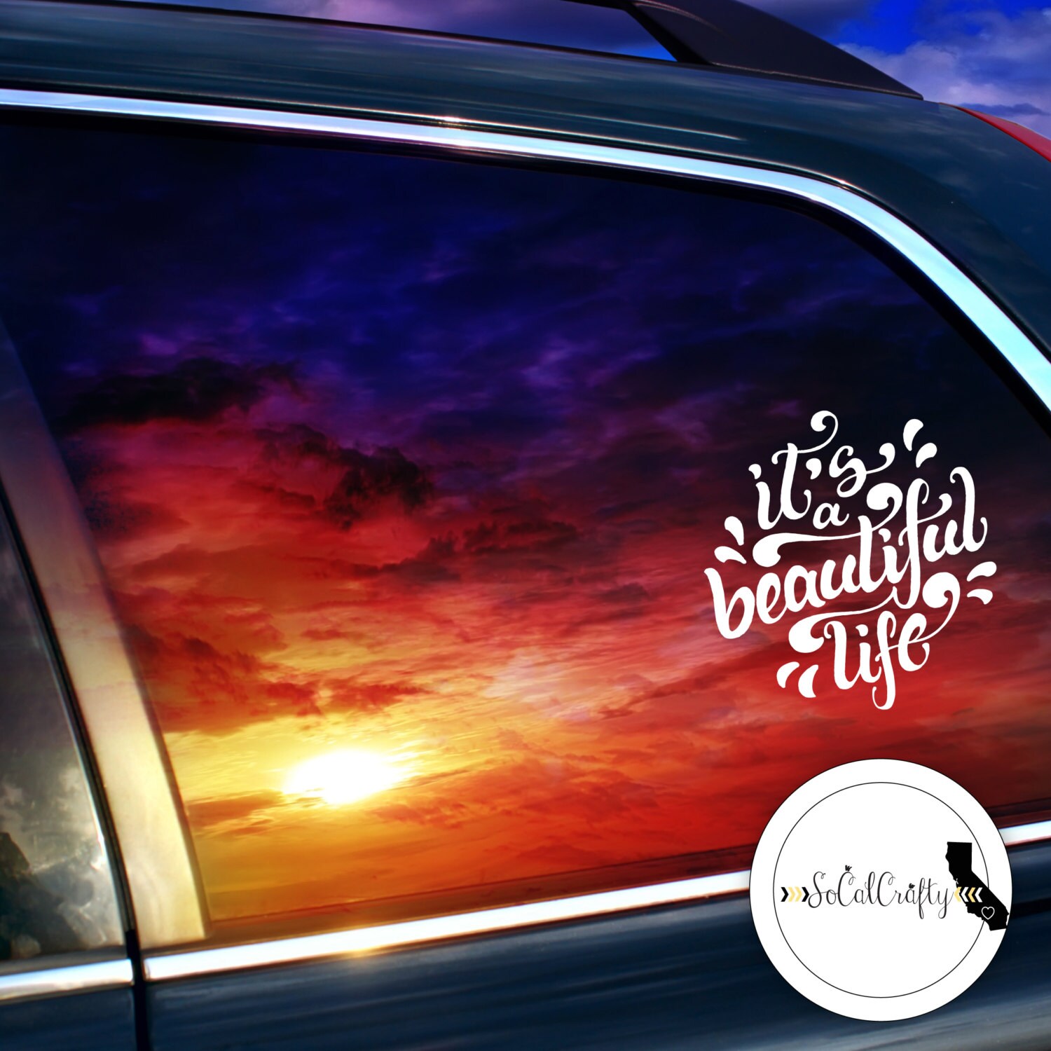 Inspirational Quote Decal Vinyl Decal It's A Beautiful - Etsy