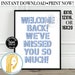 Printable Welcome Back Sign / Welcome Back Students Poster / - Etsy