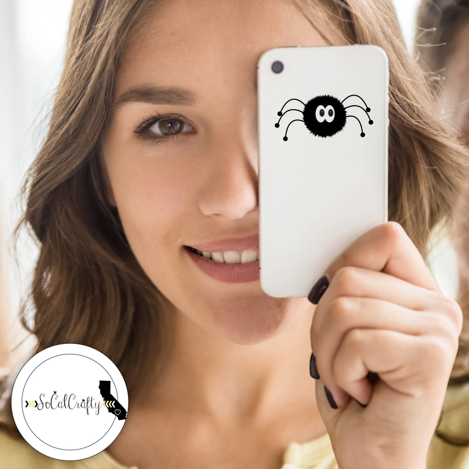 Spider Vinyl Decal / Vinyl Decals / Insect Decal / Creepy | Etsy