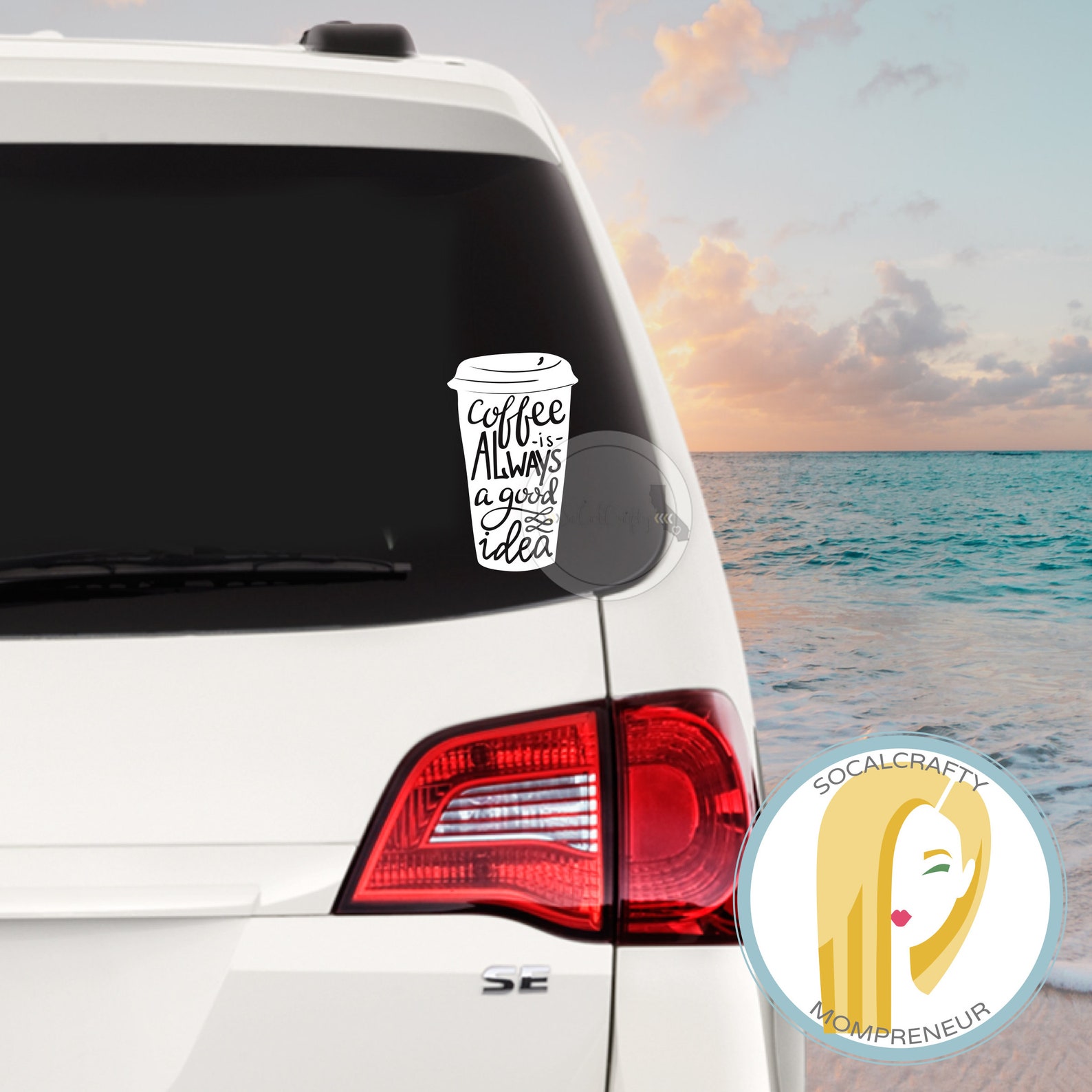 Coffee Vinyl Decal / Coffee Laptop Decal / Laptop Sticker / - Etsy