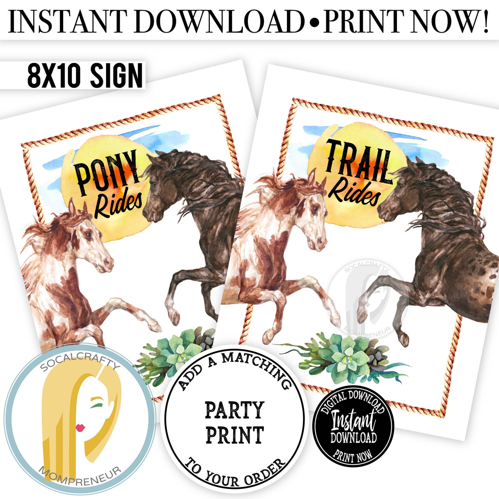 Printable Trail Mix Sign / Happy Trails Trail Mix Labels / | Etsy