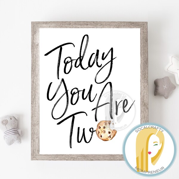 2nd Birthday Sign - Etsy