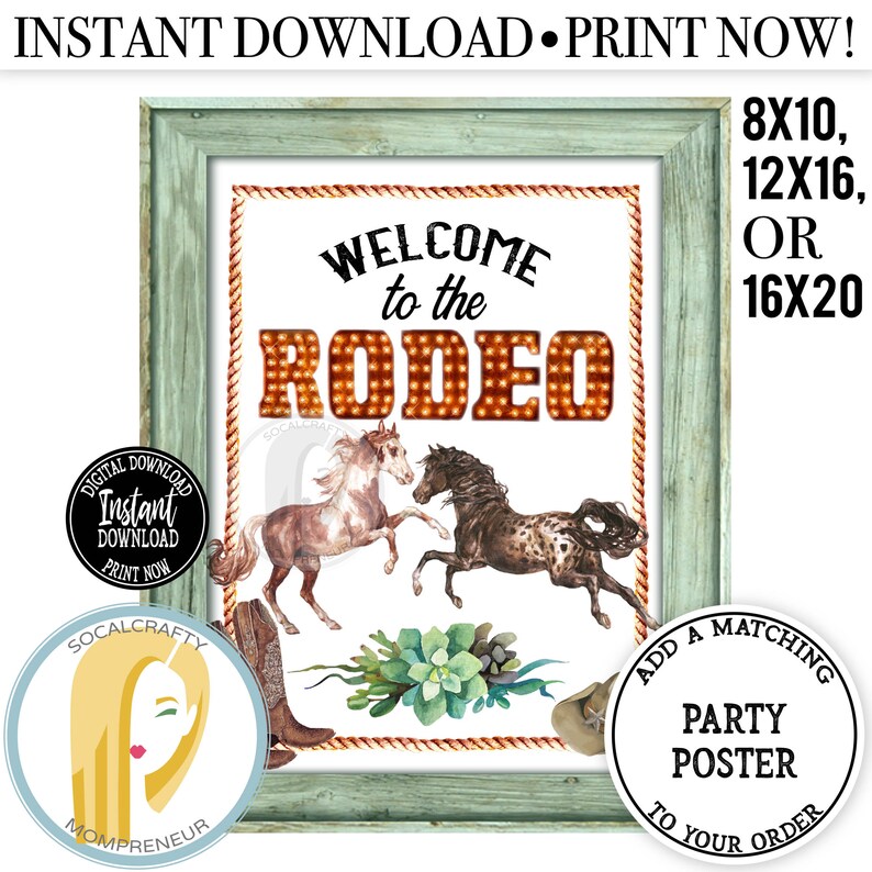 Printable Cowboy Food Labels / Watercolor Cowboy Place Cards / - Etsy