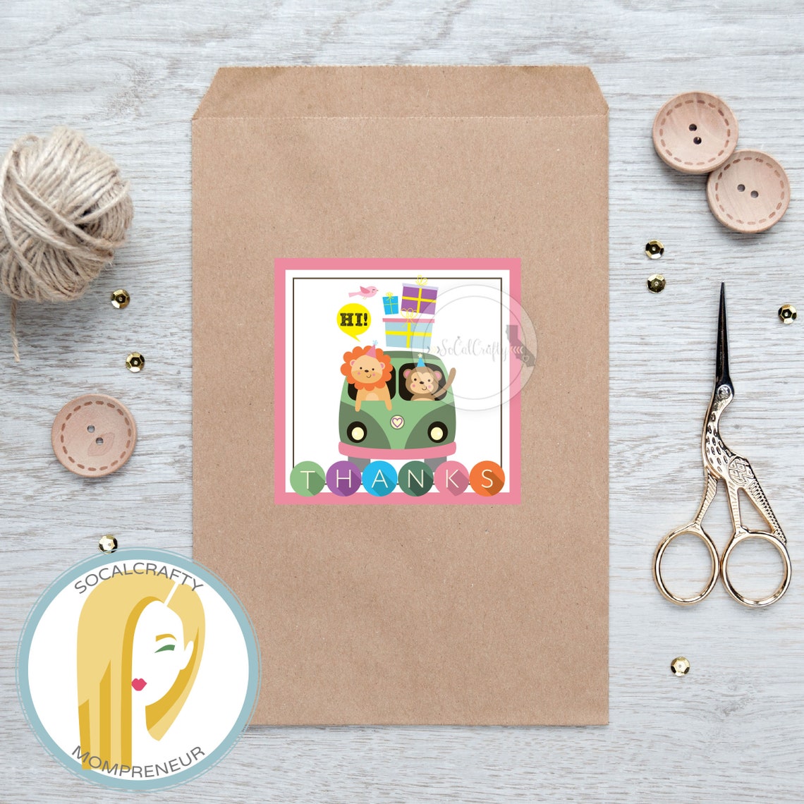 Printable Zoo Animal Favor Tags Safari Gift Tags Monkey - Etsy