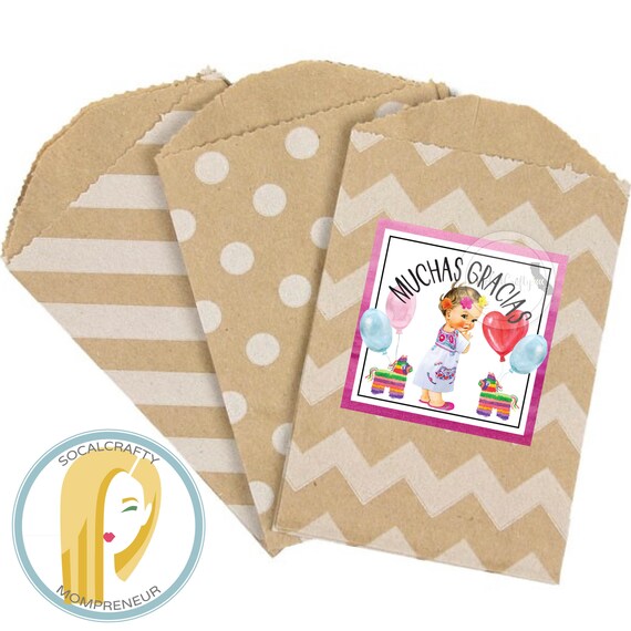 Printable Fiesta Birthday Party Favor Tags / Fiesta Favor Tag | Etsy