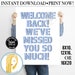 Printable Welcome Back Sign / Welcome Back Students Poster / - Etsy