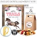 Printable Trail Mix Sign / Happy Trails Trail Mix Labels / - Etsy
