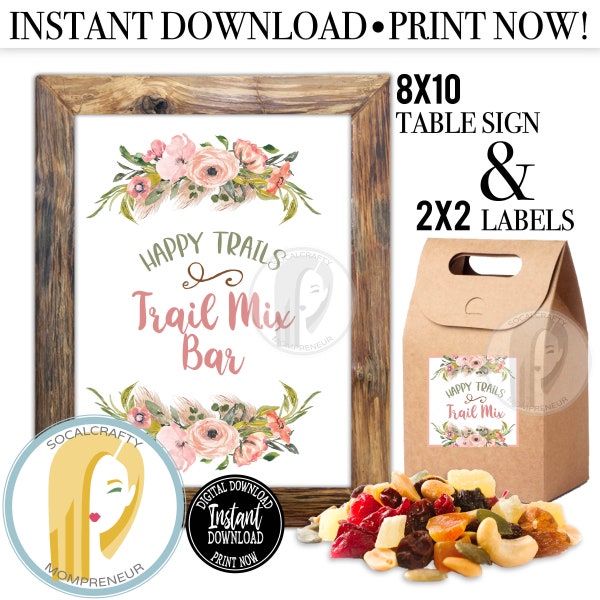 Happy Trails Printable - Etsy
