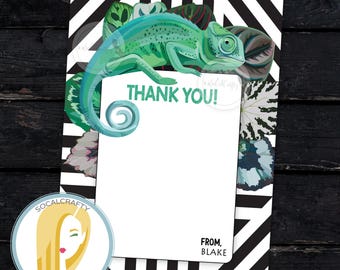Reptile Thank You - Etsy