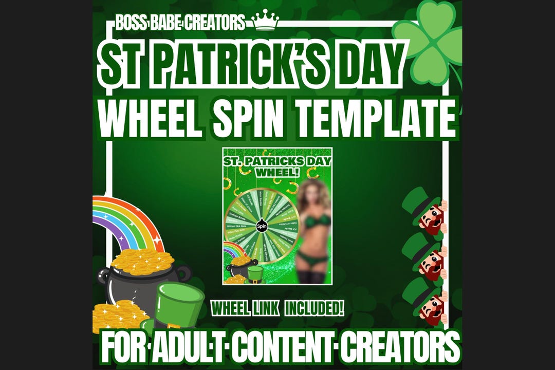 Onlyfans St Patricks Wheel Spin - Etsy