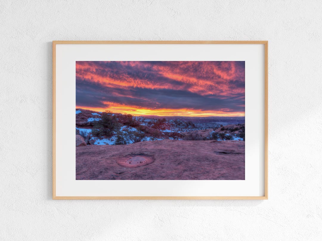 Grand View Point Overlook at Sunset Photo, Canyonlands National Park ...