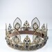 Black Bronze King Crown: Metal Filigree, Wedding Crowns, Medieval ...
