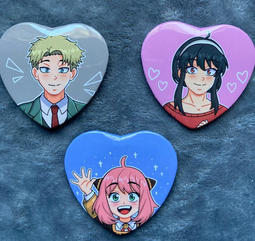 Spy X Family Buttons - Etsy