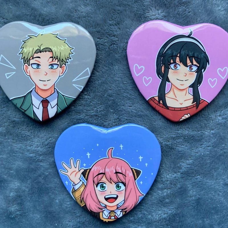 Family Button Art - Etsy