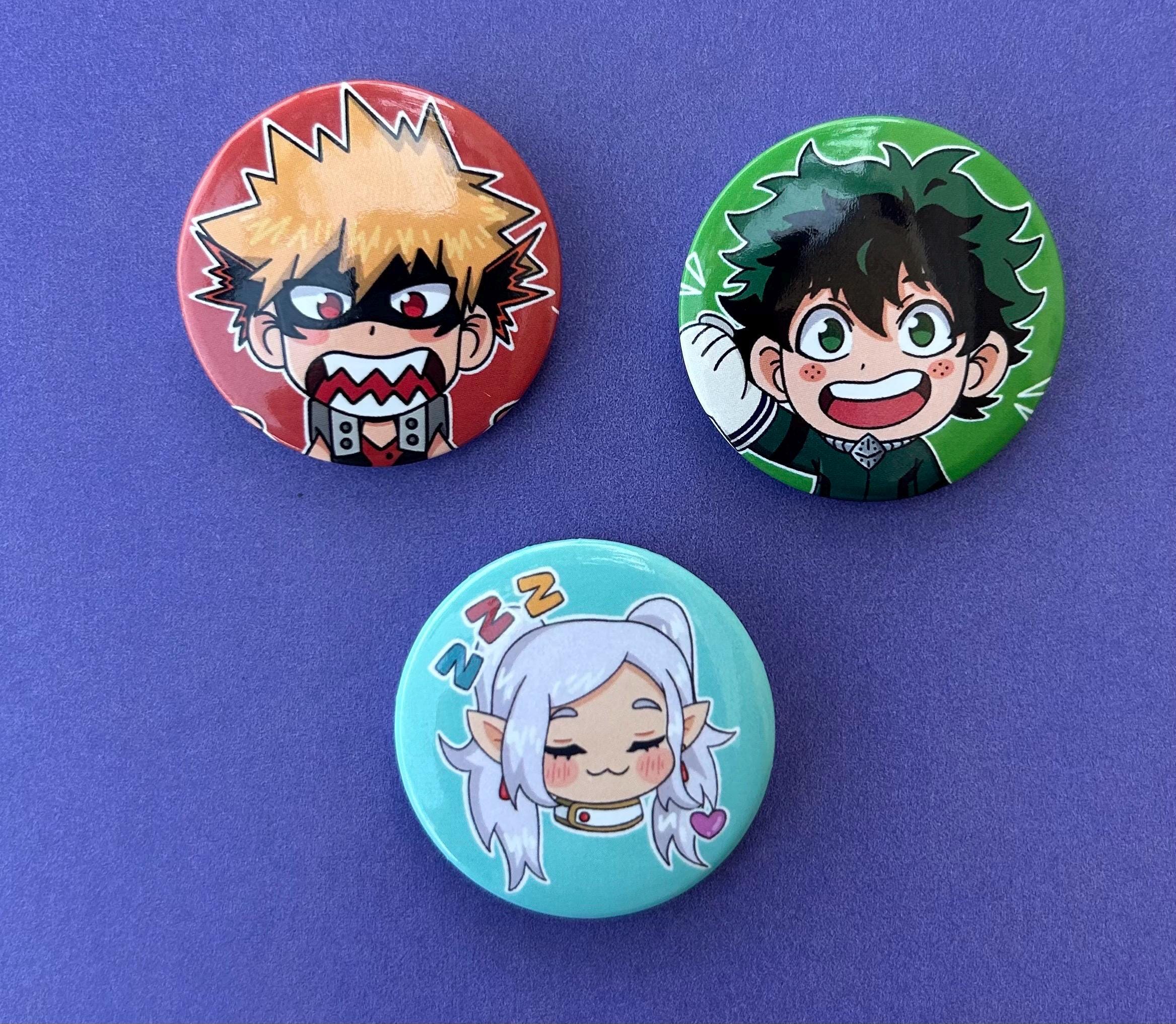 Cool Anime Buttons Cool Anime Girl 3 Pin