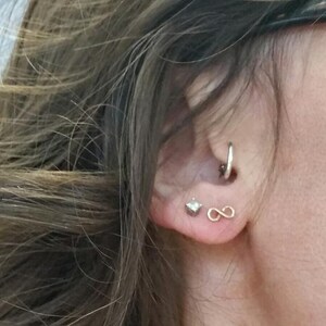 Gold Earrings FREE SHIPPING Heart Infinity X O Hugs Kisses Cupid ...