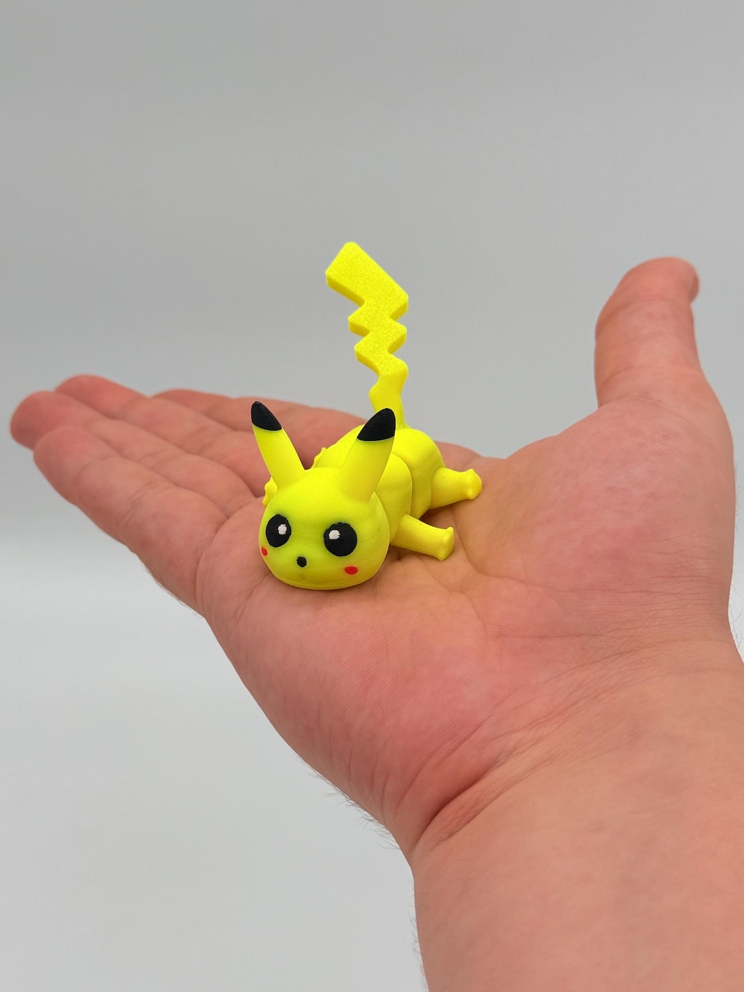 Pikachu Articulated Mini Figure Toy - Etsy