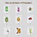 Bug Prints Wall Art Gift, Set of 9 Printable Bugs Baby Room Decor, Bug ...