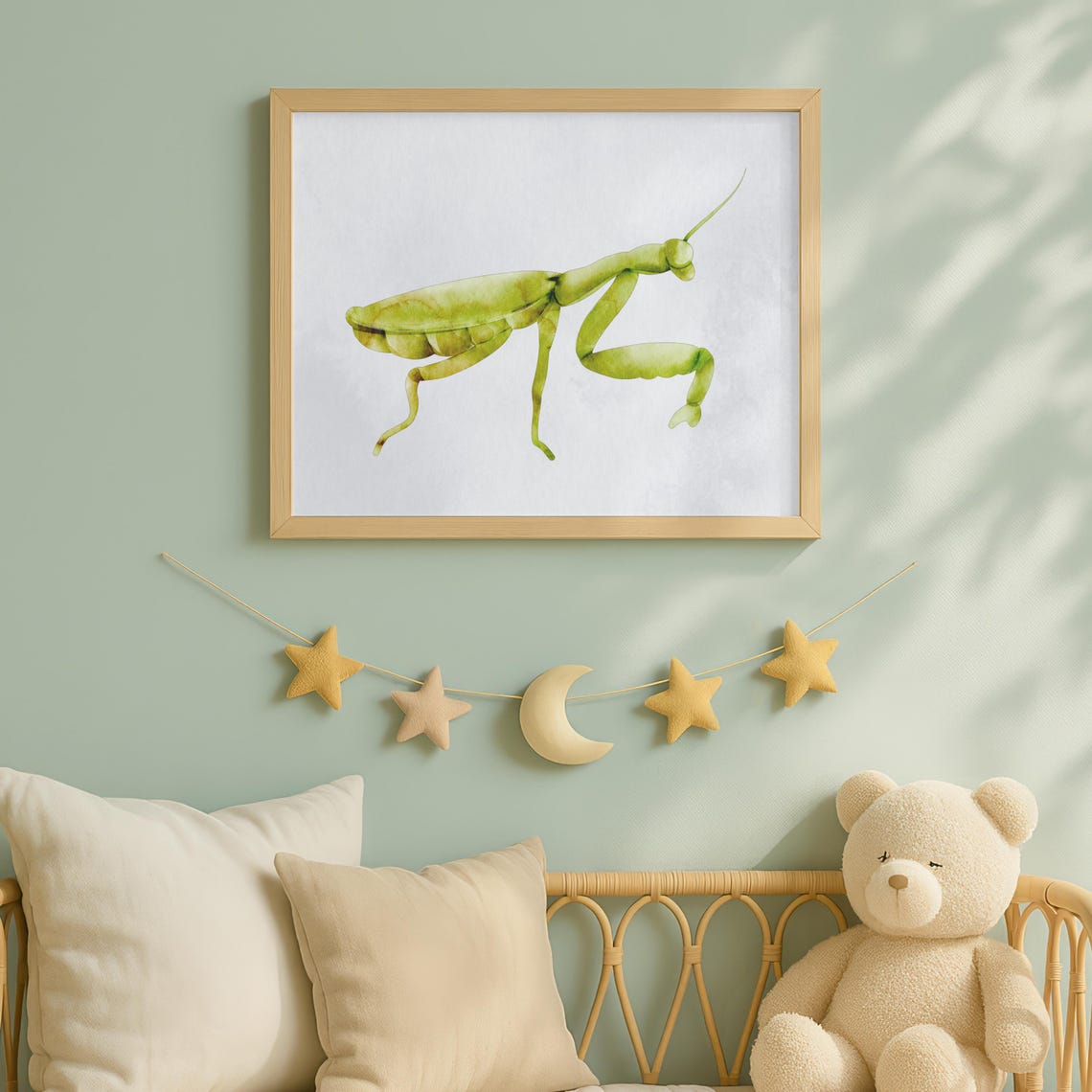 Bug Prints Wall Art Gift, Set of 9 Printable Bugs Baby Room Decor, Bug ...