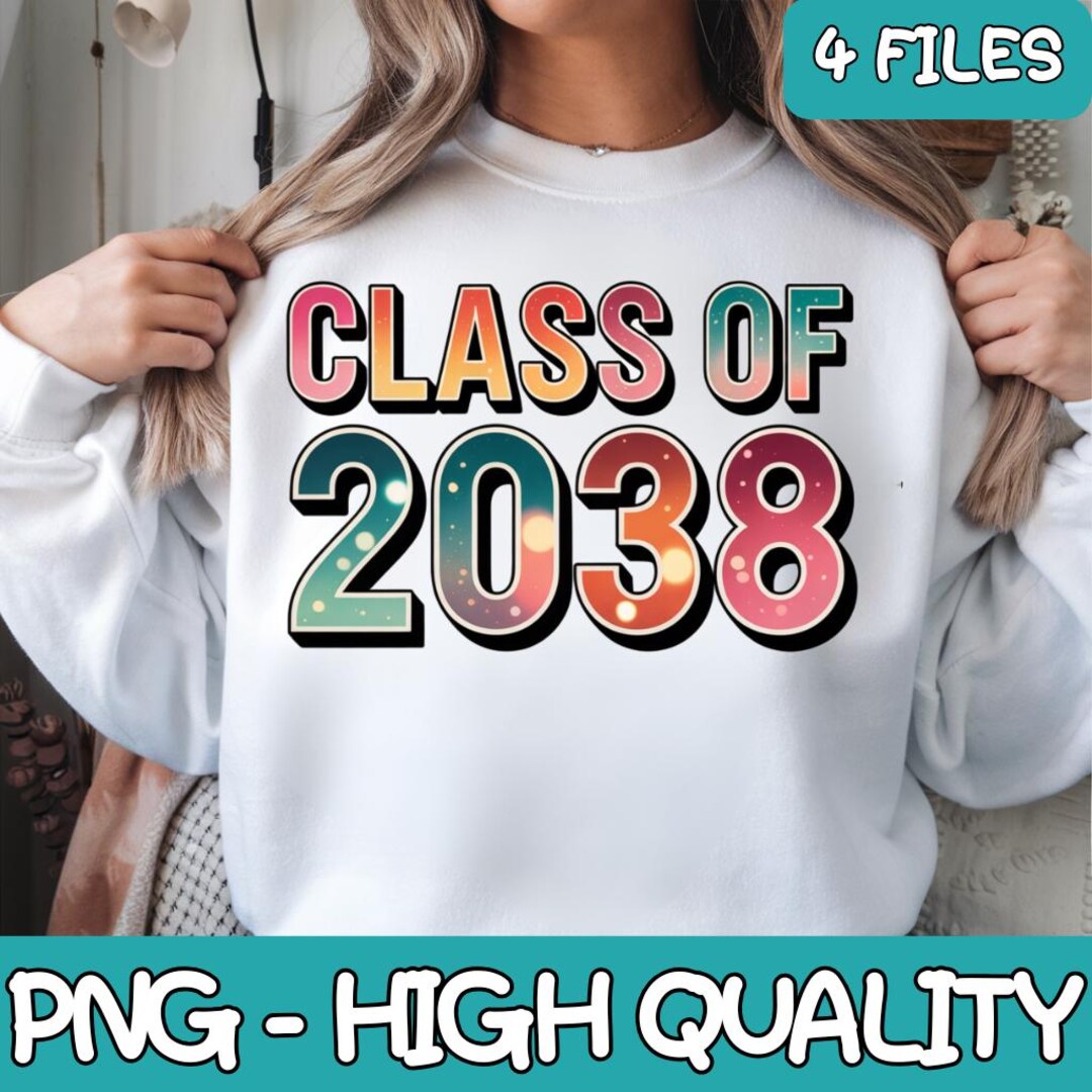 Class of 2038 Grow With Me Graduation 2038 Png, Class of 2038 Png ...