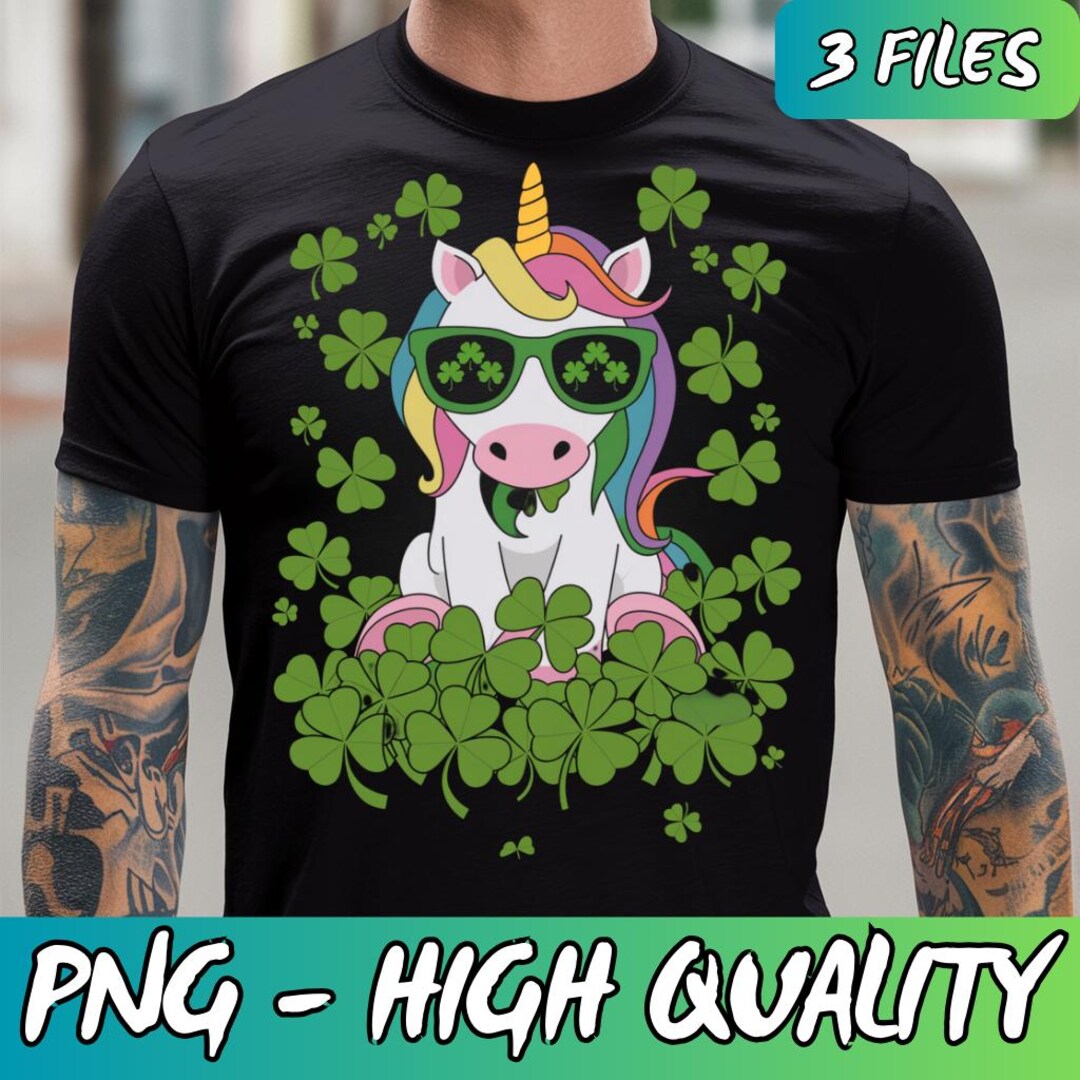 Cute St. Patrick’s Day Fun With Unicorns, Lepricorns Png, Shamrock ...